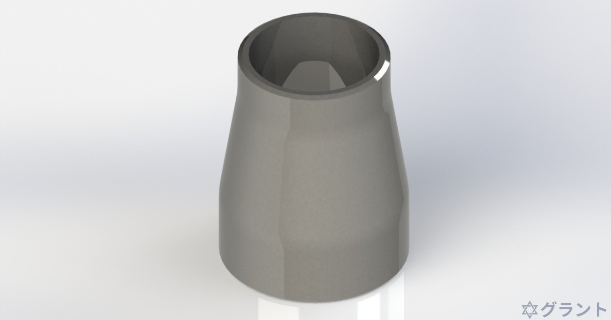 【突合せ溶接式管継手 SGP】CADデータ（2D・3D）｜ダウンロード