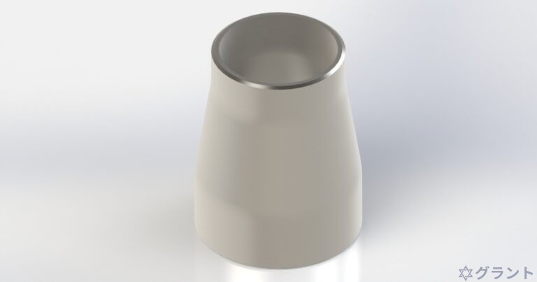 【突合せ溶接式管継手 ステンレス Sch10S】CADデータ（2D・3D）｜ダウンロード