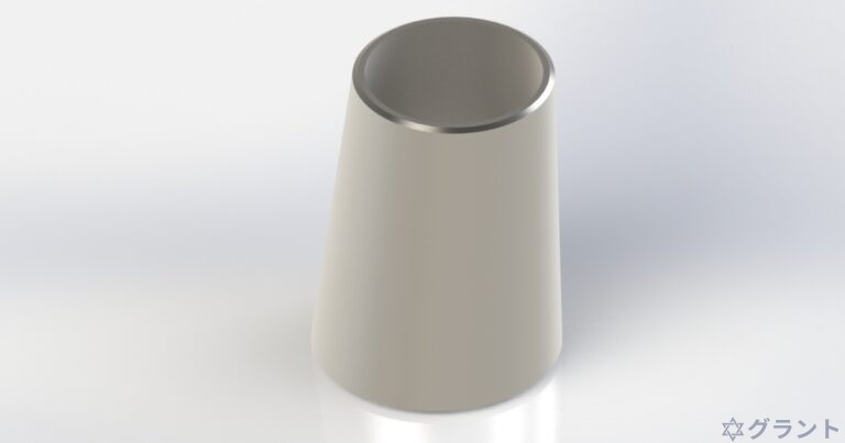 【突合せ溶接式管継手 ステンレス Sch10S】CADデータ（2D・3D）｜ダウンロード