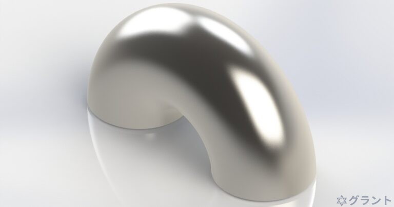 【突合せ溶接式管継手 ステンレス Sch10S】CADデータ（2D・3D）｜ダウンロード